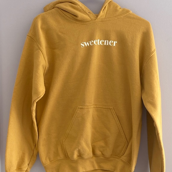 Tops | Sweetener Mustard Hoodie | Poshmark